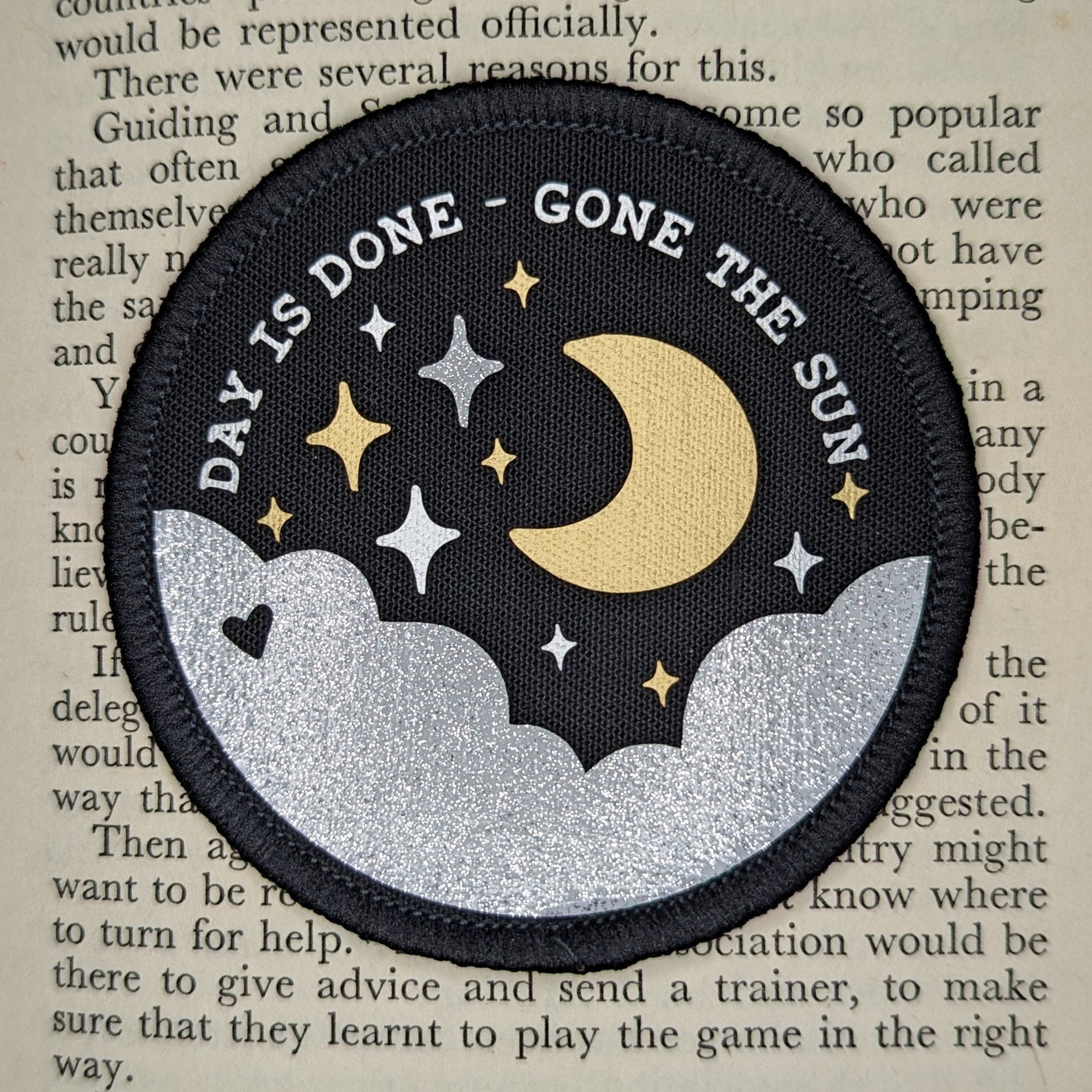 Day is Done - Night Time Taps - Campfire Songbook Badge Patch - Etsy UK