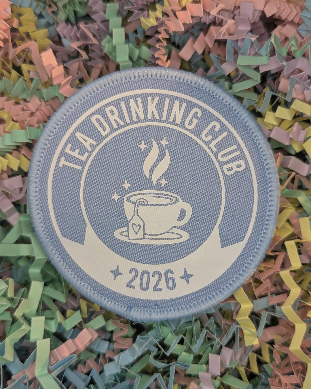 Tea Drinking Club 2026 Badge/patch - Etsy