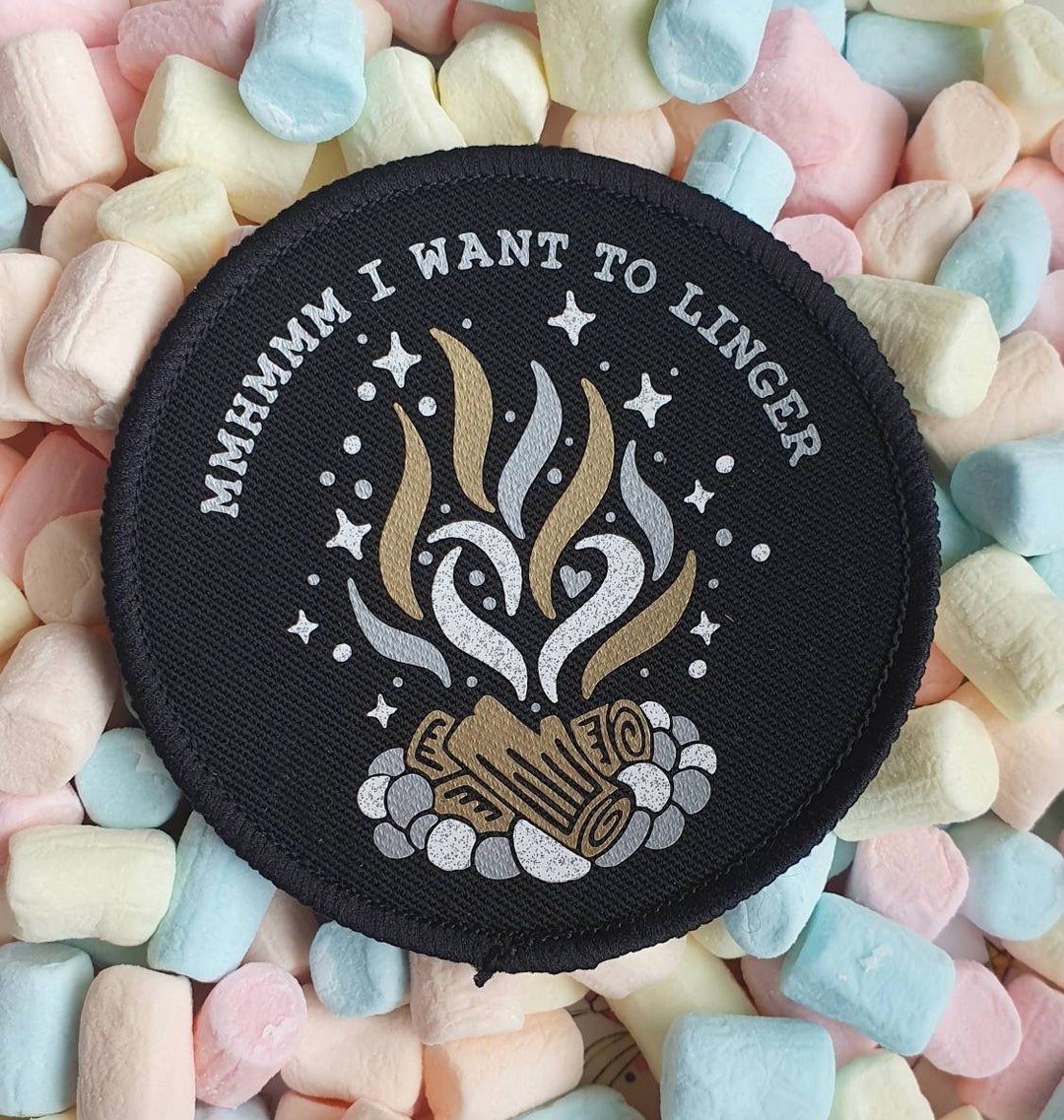 Mmhmm I Want to Linger Campfire Songbook Badge Patch - Etsy