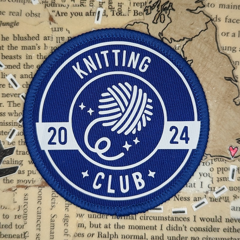Knitting Patch - Etsy