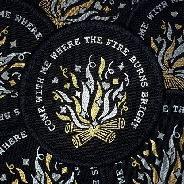 Campfire Badge - Etsy
