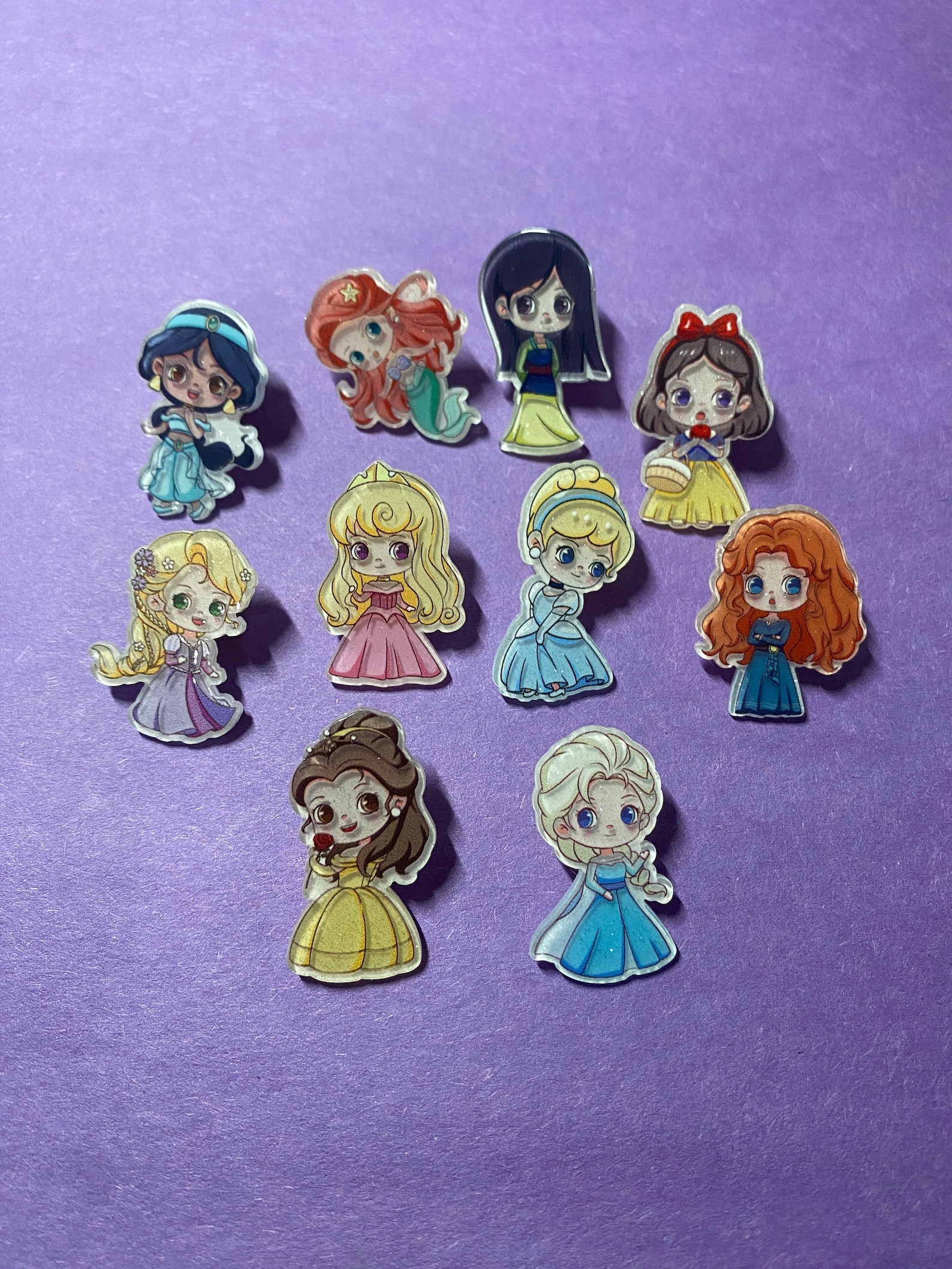 Sparkly Princess Pins - Etsy