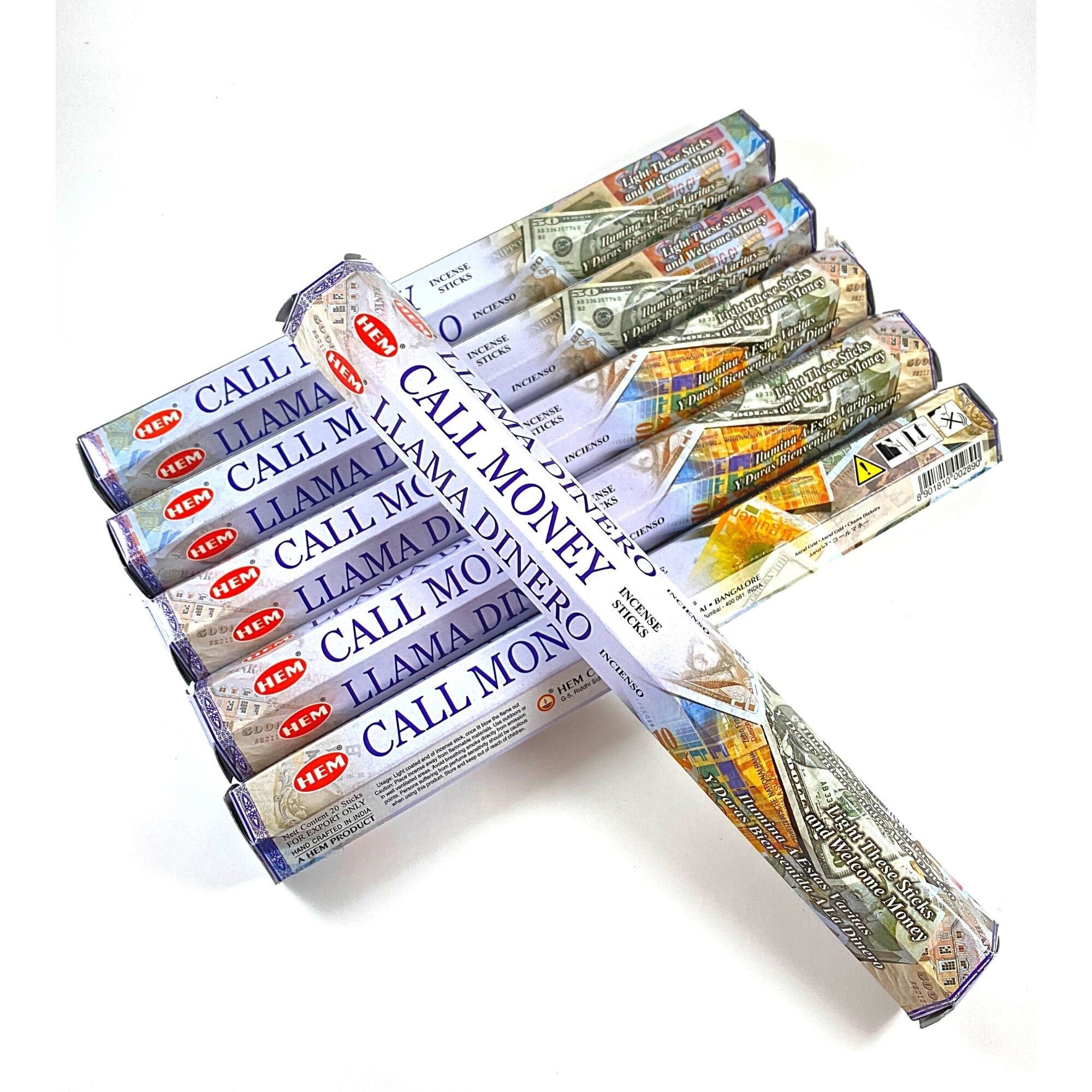 Call Money Incense Sticks: Attract Good Luck & Abundance, Aromatherapy ...