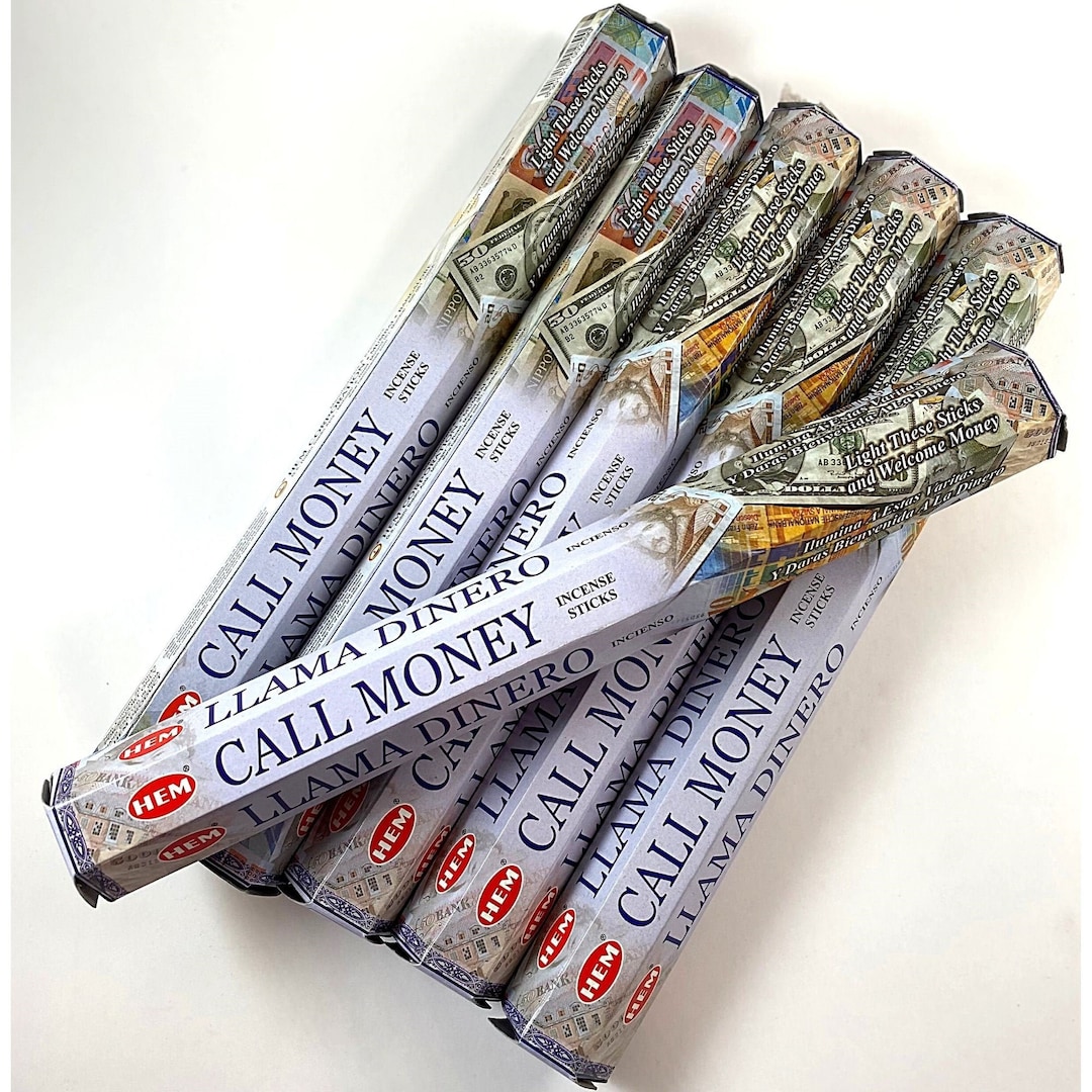 Call Money Incense Sticks: Attract Good Luck & Abundance, Aromatherapy ...