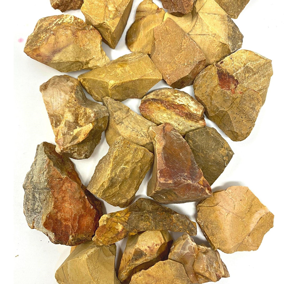 Raw Yellow Jasper Crystals for Stress Relief, Calming Stone, Natural ...