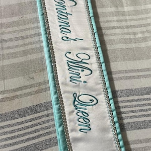 Pageant Sashes With Sewn on Crystal Rhinestone’s / Heavyweight Satin - Etsy