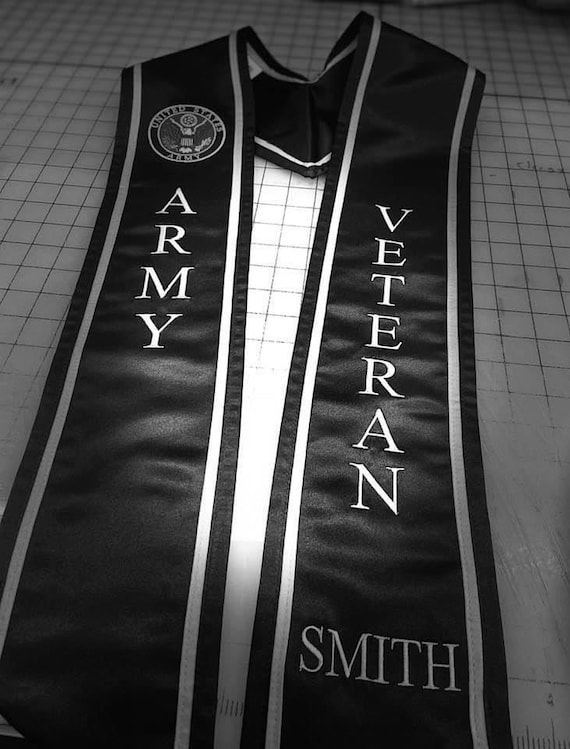 Army Veteran Double Border Stole - Etsy