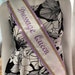 Pageant Sashes With Gold Faux Rhinestone’s /heavyweight Satin - Etsy