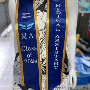 Personalize Graduation Stole “create Your Own” - Etsy