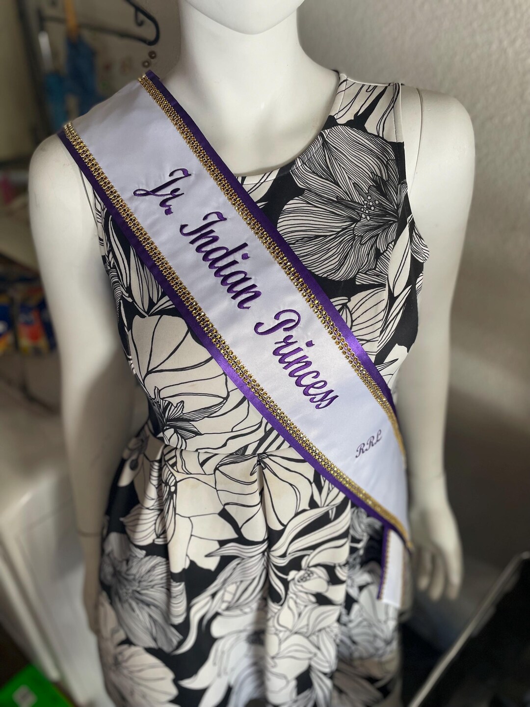 Pageant Sash With Gold Faux Rhinestone’s /heavyweight Satin - Etsy