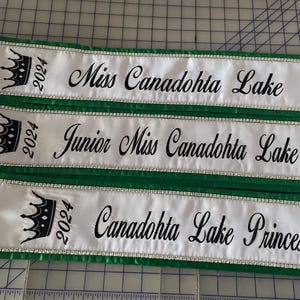 Pageant Sashes With Rhinestone’s / Heavyweight Satin - Etsy