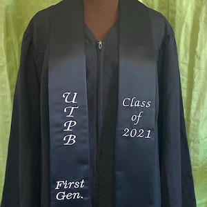 Traditional Pointed Graduation Stole - Etsy