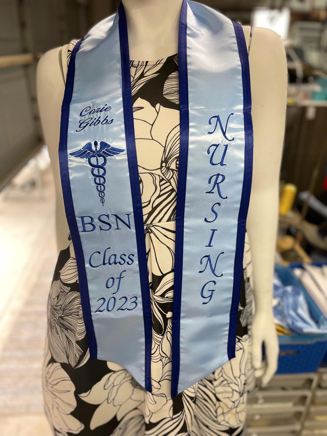 BSN NURSING Personalized Graduation Stole - Etsy