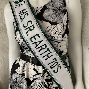 Pageant Sashes With Faux Silver Rhinestone’s /heavyweight Satin - Etsy