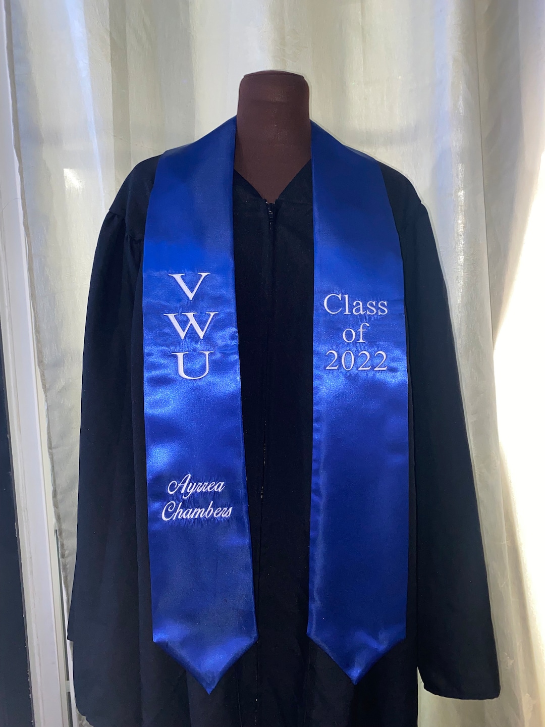 Traditional Pointed Graduation Stole - Etsy