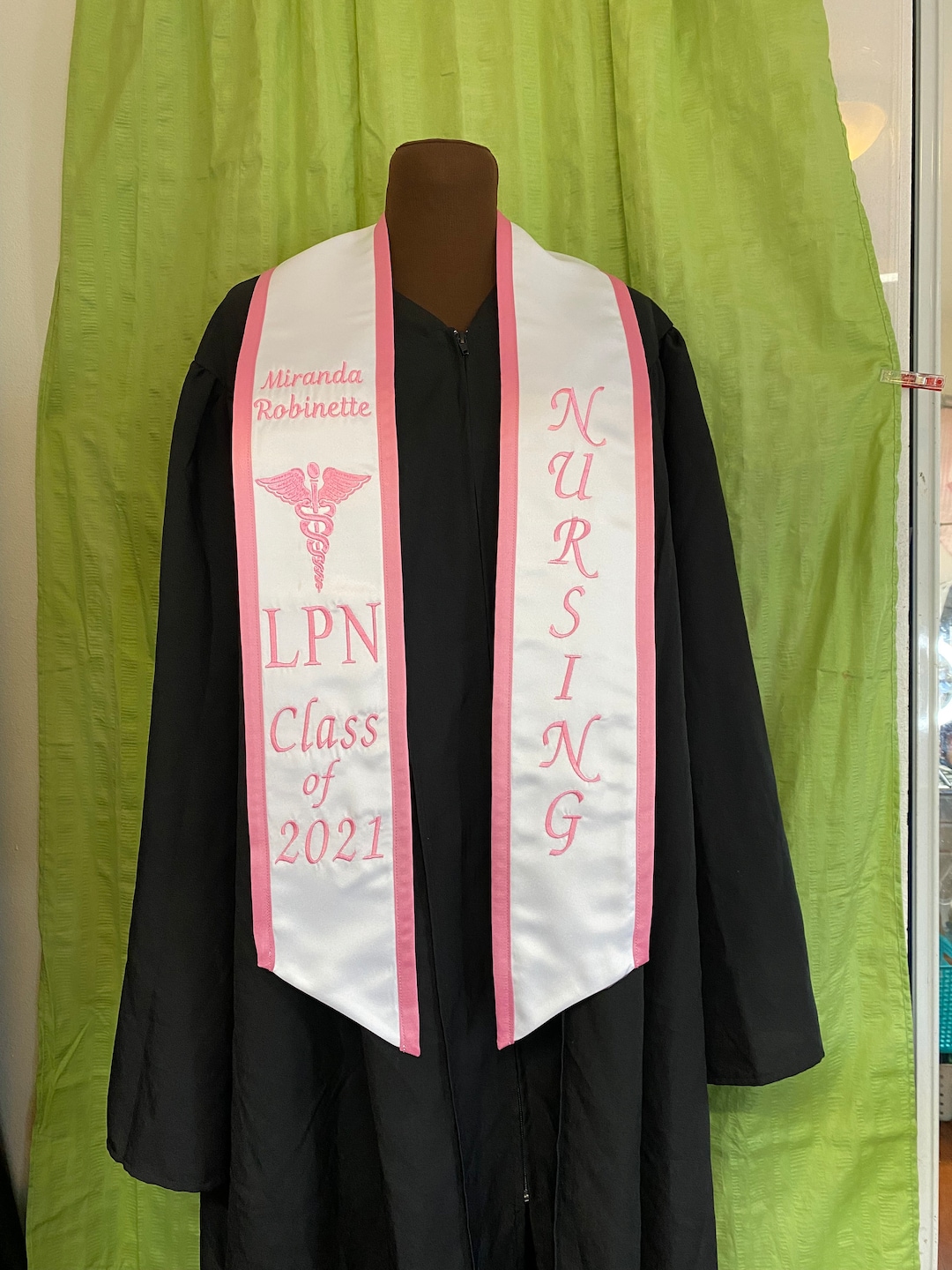LPN NURSING Personalized Graduation Stole - Etsy