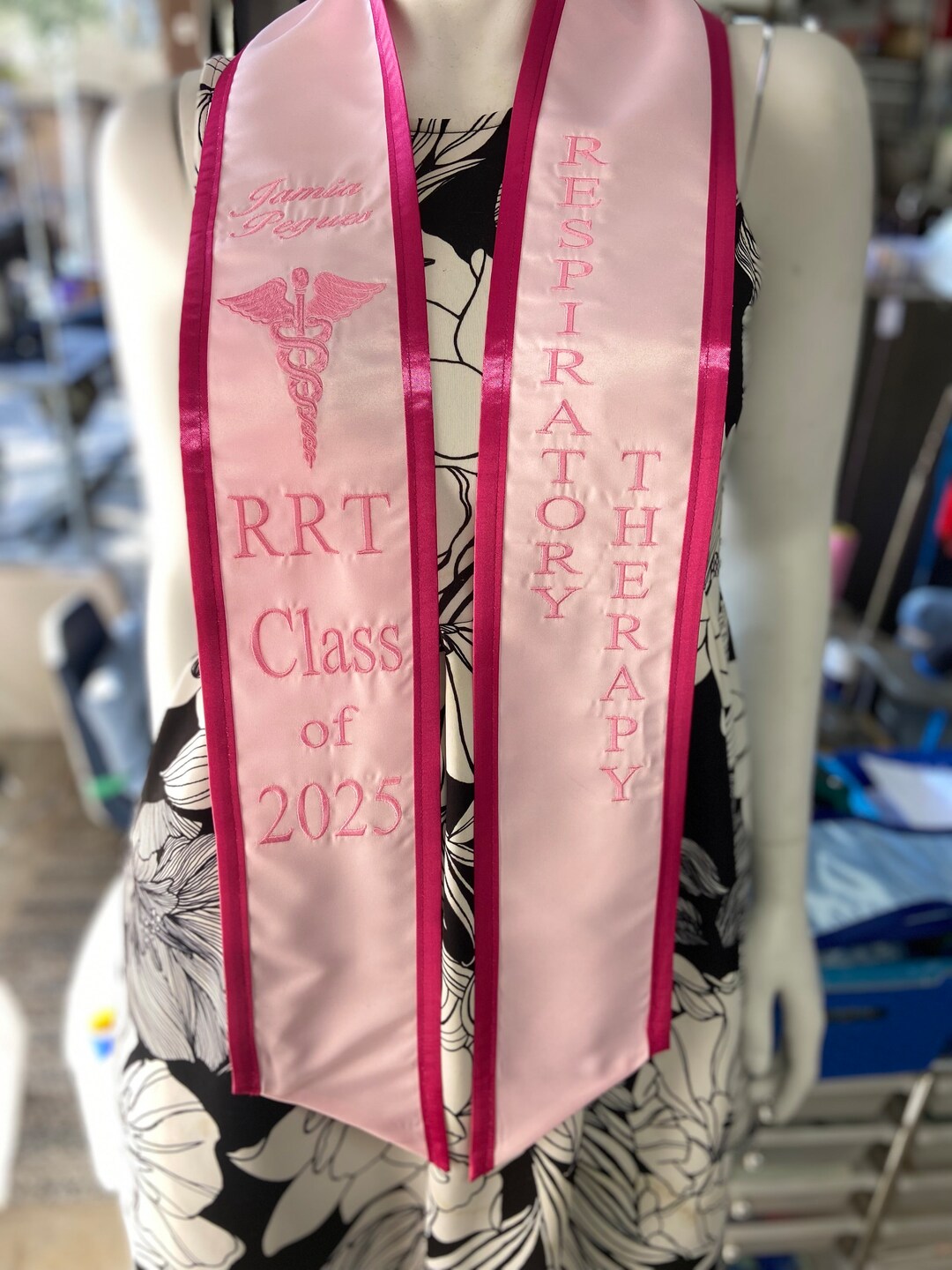 Respiratory Therapy RRT Grad Stole - Etsy