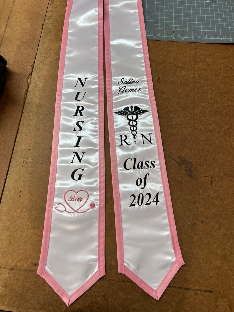 NURSING RN Graduation Stole - Etsy
