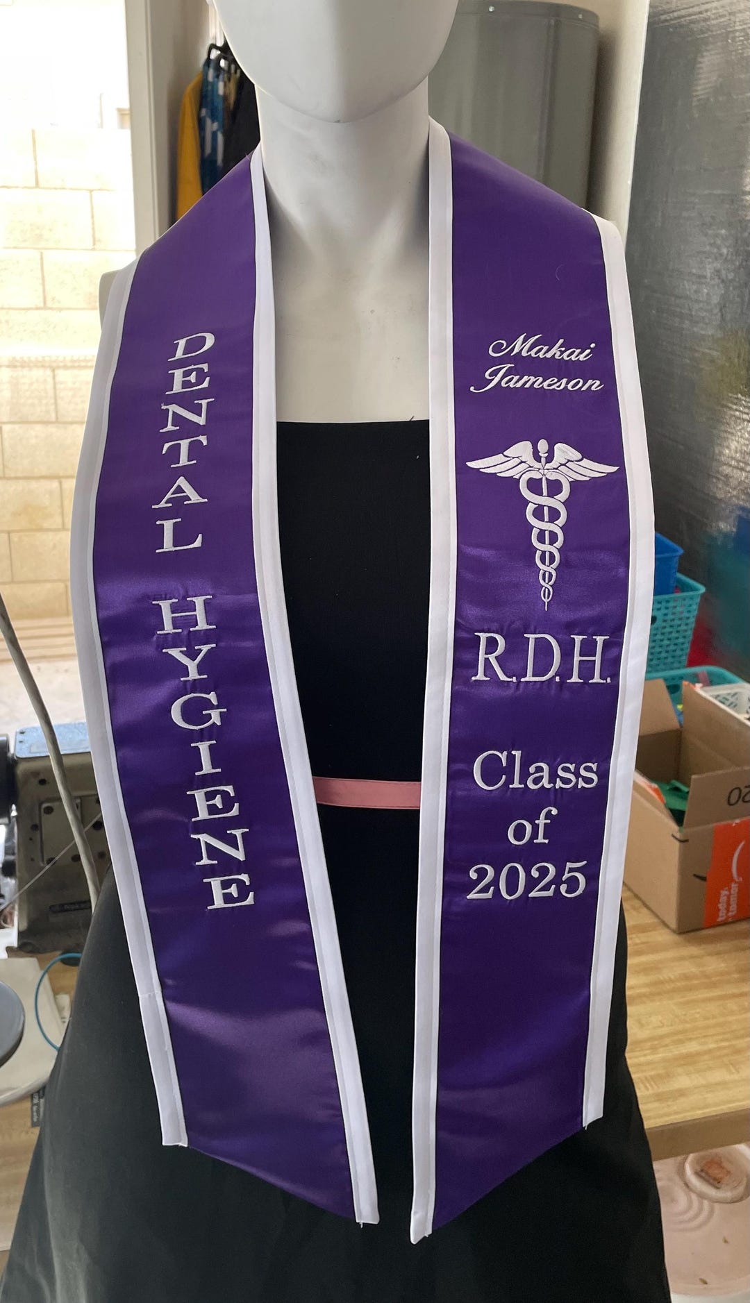 Dental Hygiene Graduation Stole - Etsy