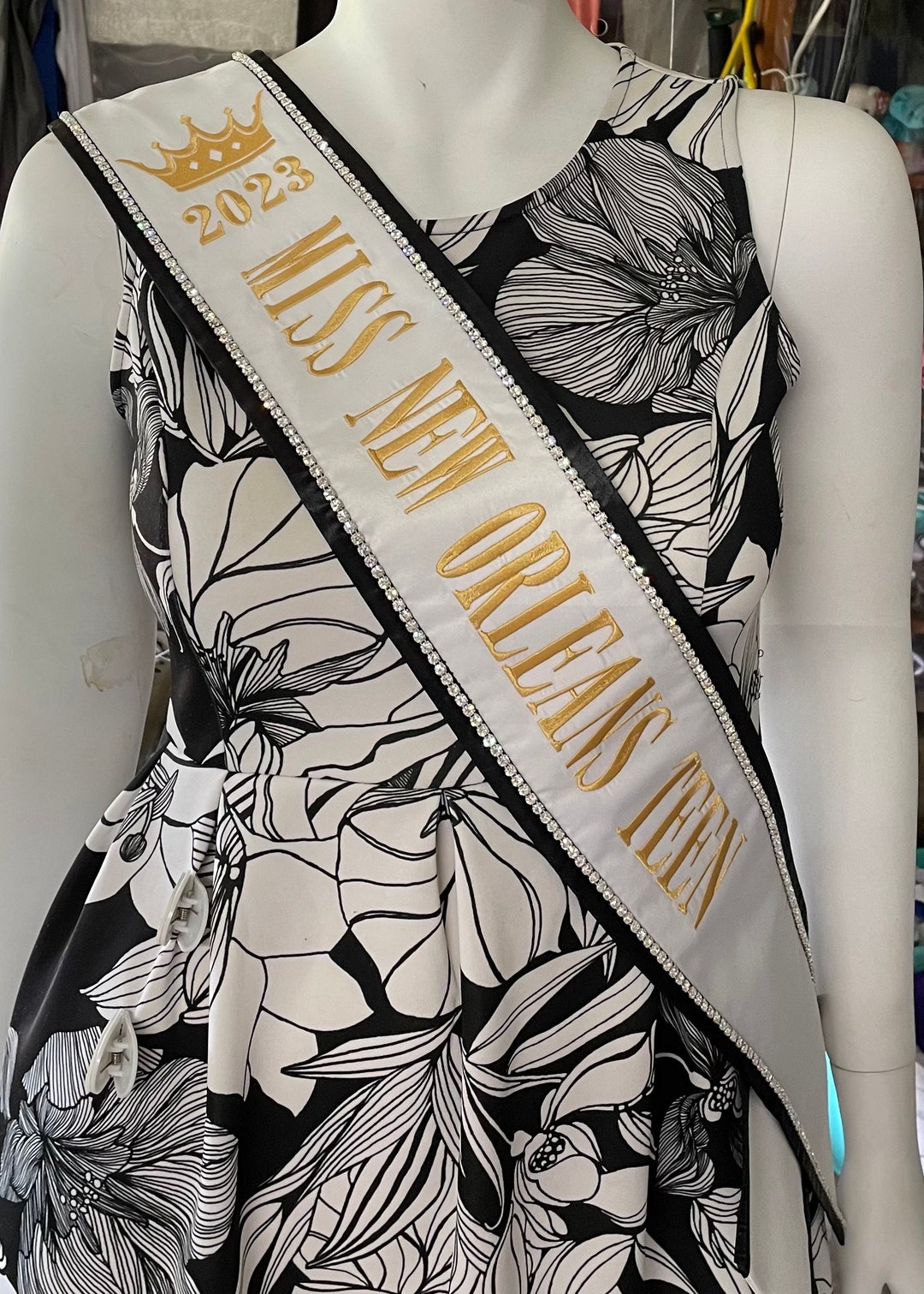 Pageant Sash Teen Size With or Without Rhinestone’s /heavyweight Satin ...