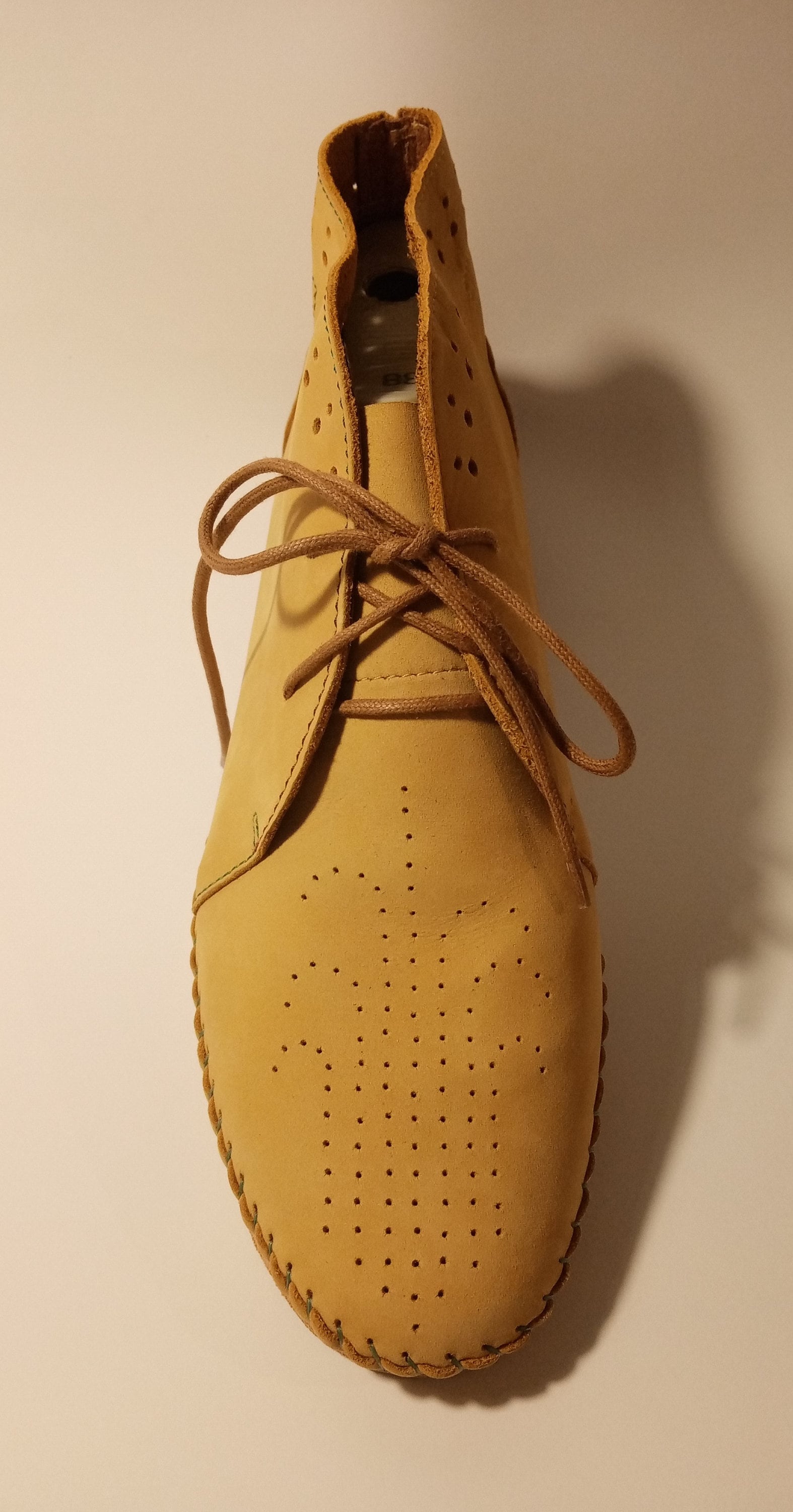 Handmade Leather Moccasin Shoe Loafer Yellow - Etsy