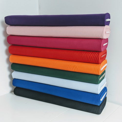 Extra Wide 100% Cotton Sheeting Fabric Plain Solid Colours - Etsy UK