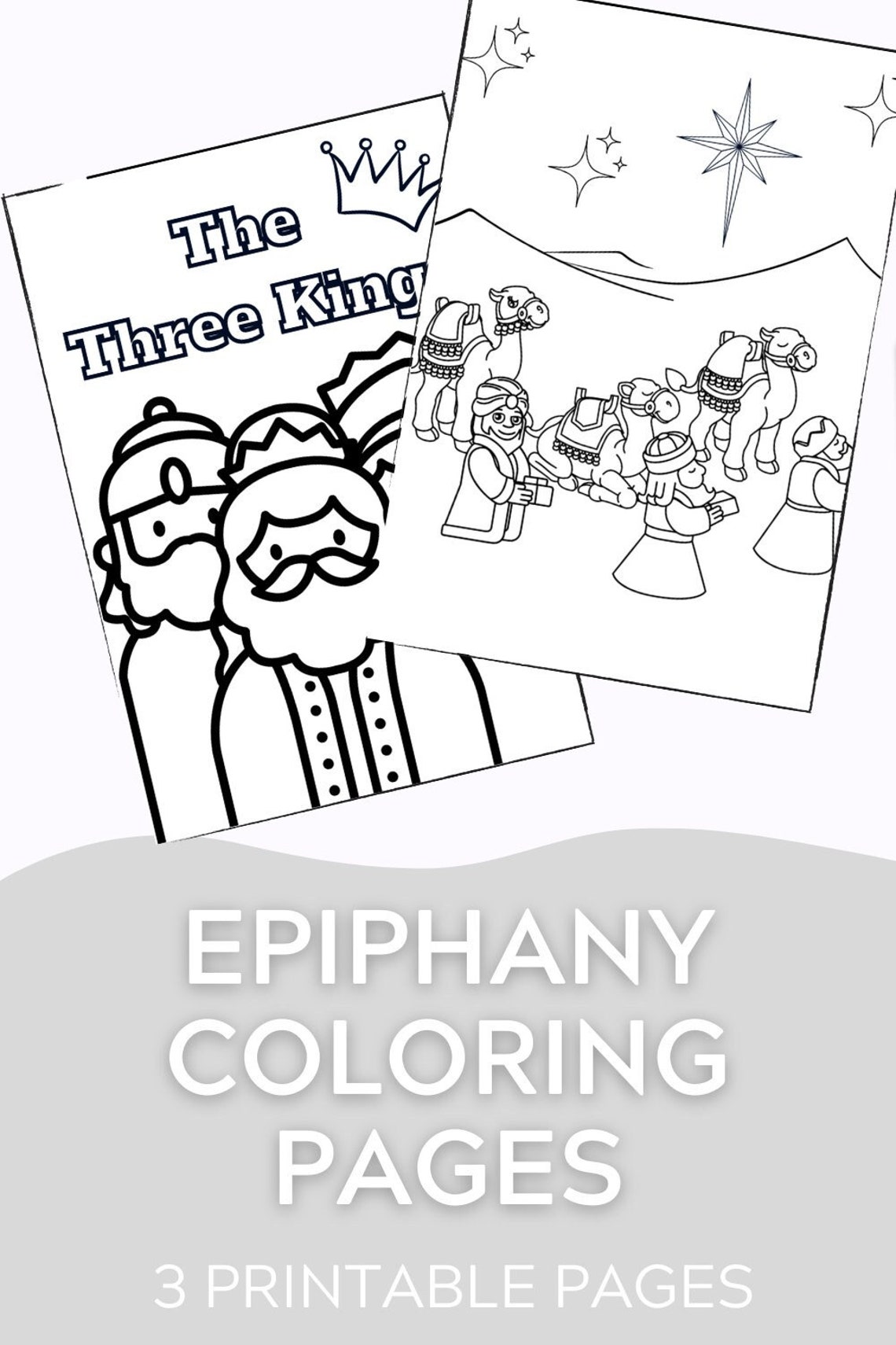 Epiphany Coloring Pages for Kids Bible Coloring Page Printables - Etsy