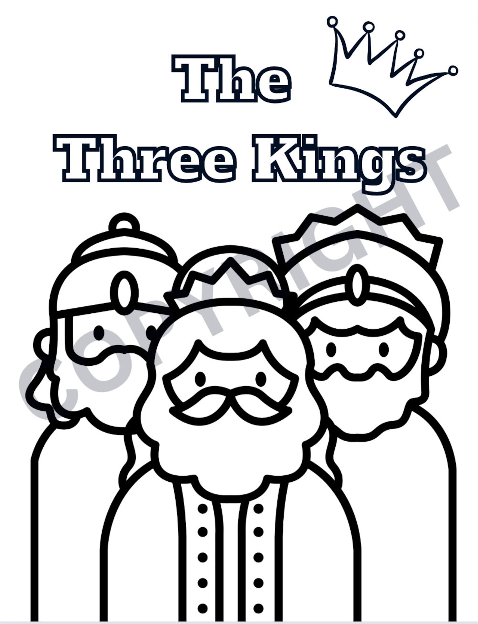 Epiphany Coloring Pages for Kids Bible Coloring Page Printables - Etsy