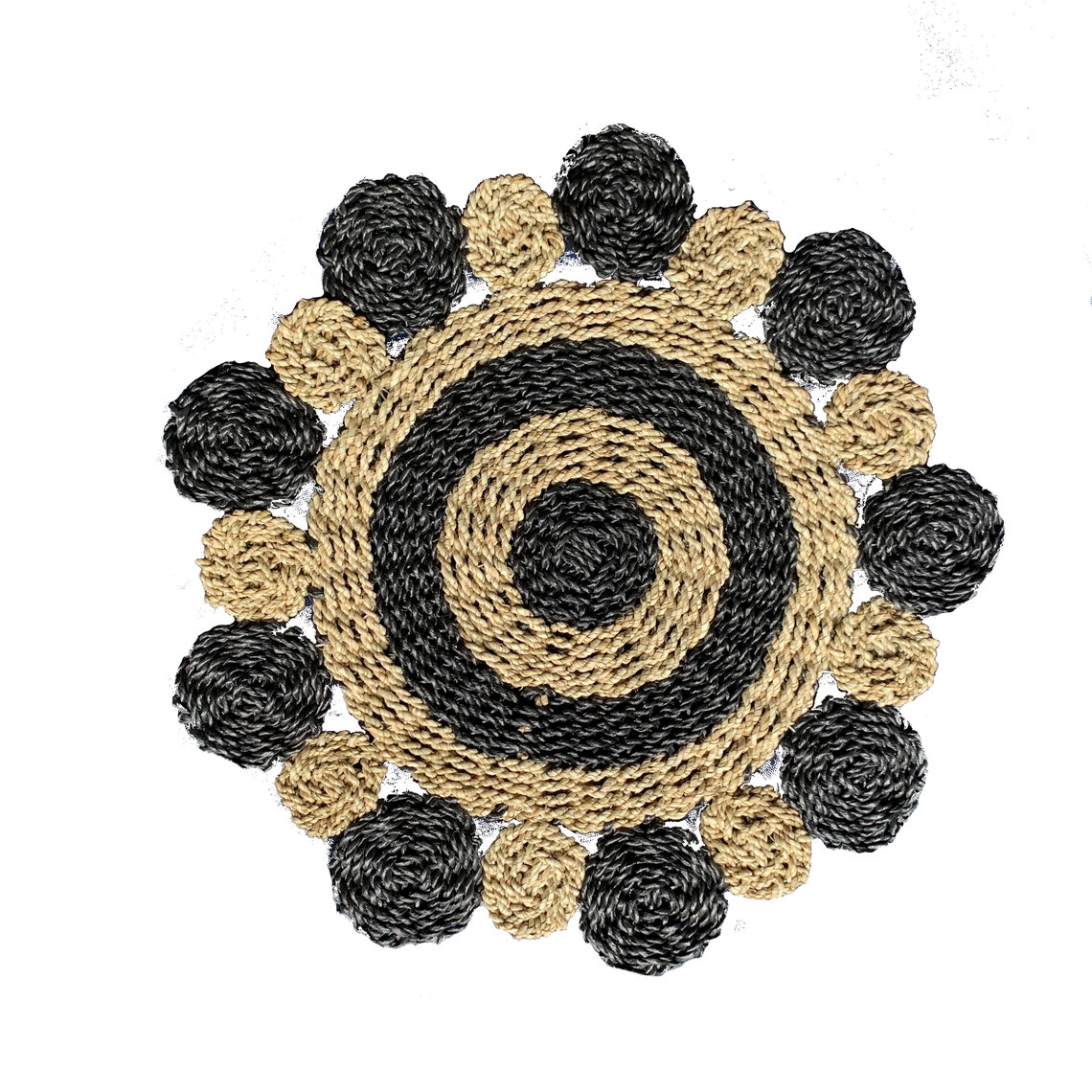 Set of 4 Natural Seagrass Placemats Boho Placemats Fringe | Etsy