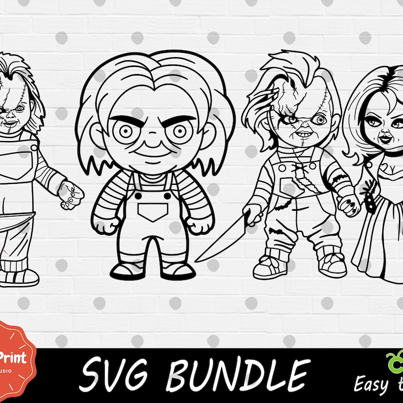 Chucky Stencil - Etsy