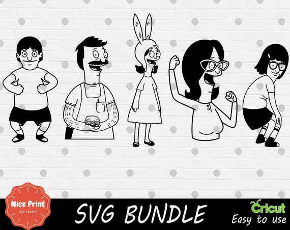 Outline Bobs SVG Bundle Cricut SVG SVG Cut File Digital | Etsy Canada