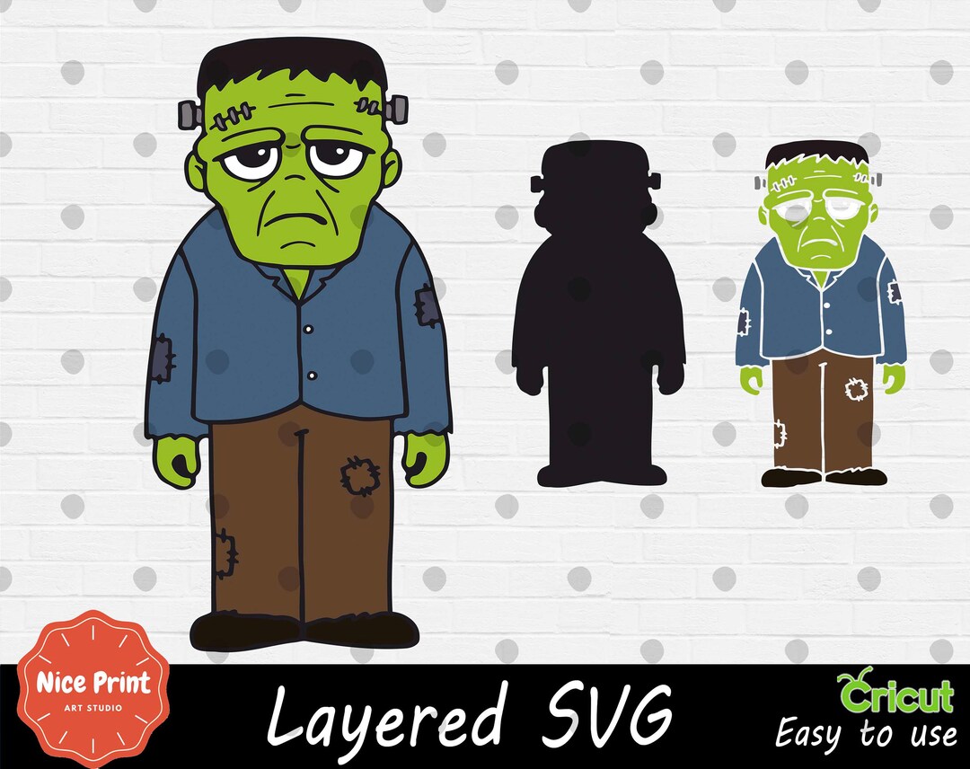Layered SVG Zombie for Cricut Cricut SVG for Fans Svg Cut - Etsy