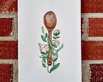 Wooden Spoon Embroidery - Etsy