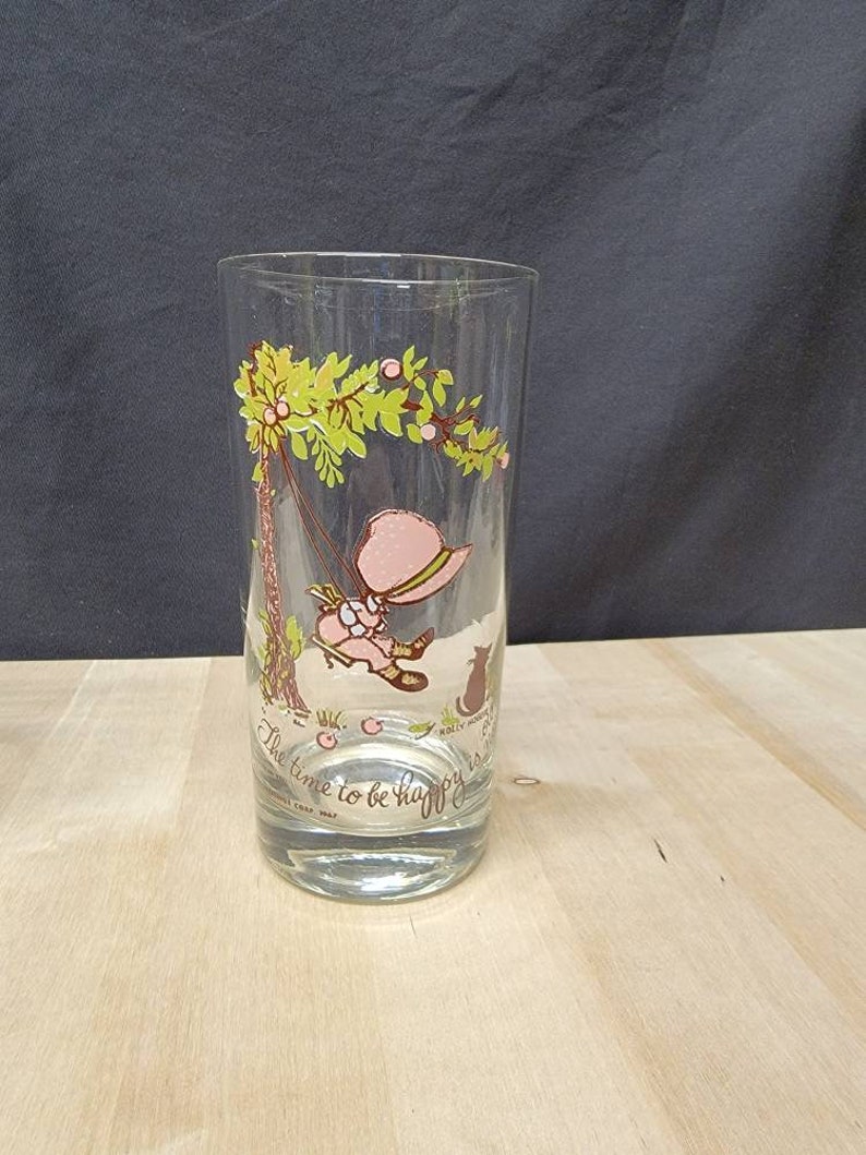 Vintage Holly Hobbie Drinking Glasses 7 Variations Available Etsy