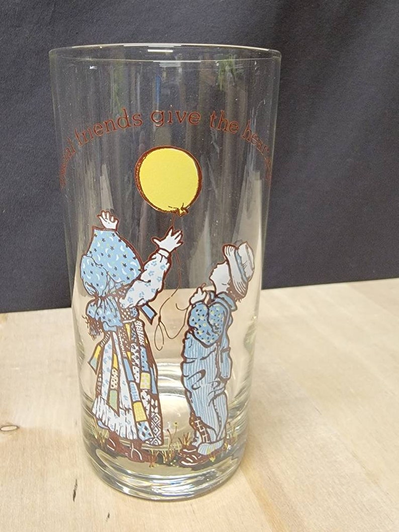 Vintage Holly Hobbie Drinking Glasses 7 Variations Available Etsy