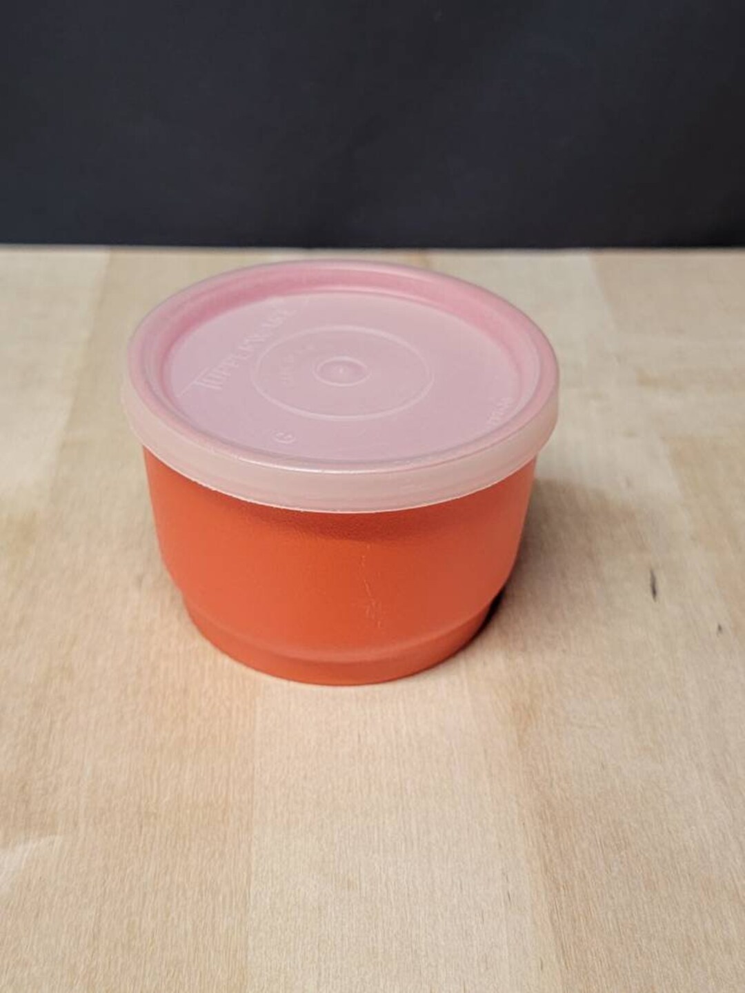 Tupperware Small Orange Condiment Cup With Lid - Etsy