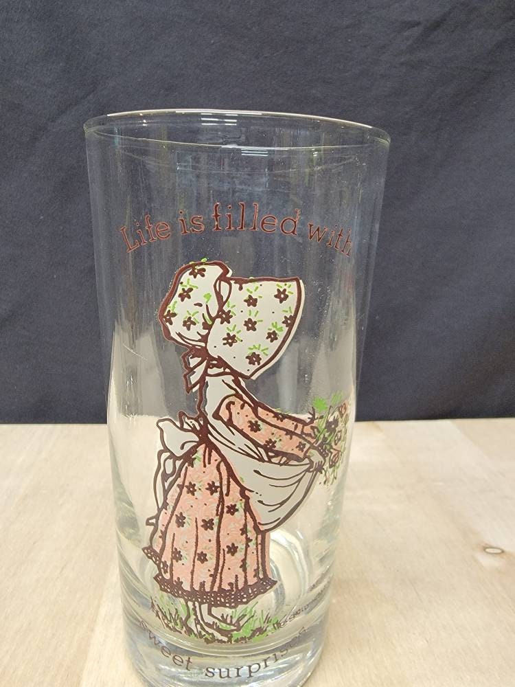 Vintage Holly Hobbie Drinking Glasses 7 Variations Available Etsy