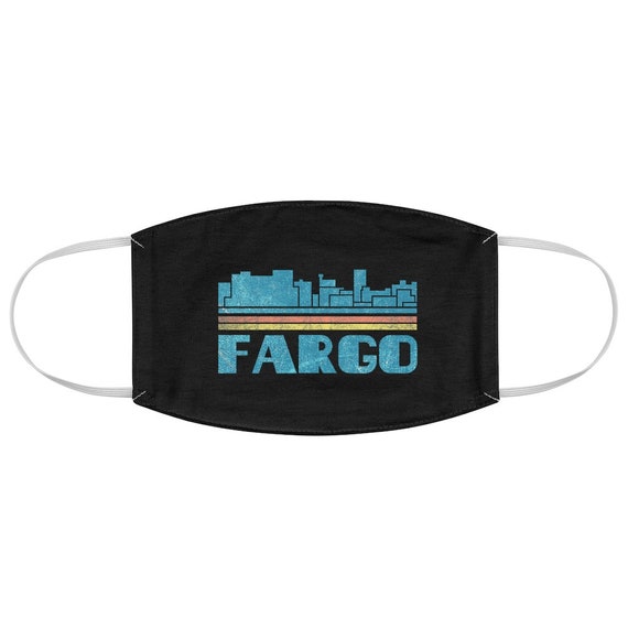 Fargo Face Mask Fargo City North Dakota Skyline Mask Cityscape | Etsy