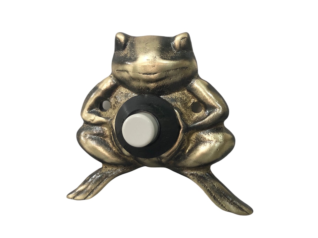 Frog Brass Doorbell With Antique Finish - Etsy