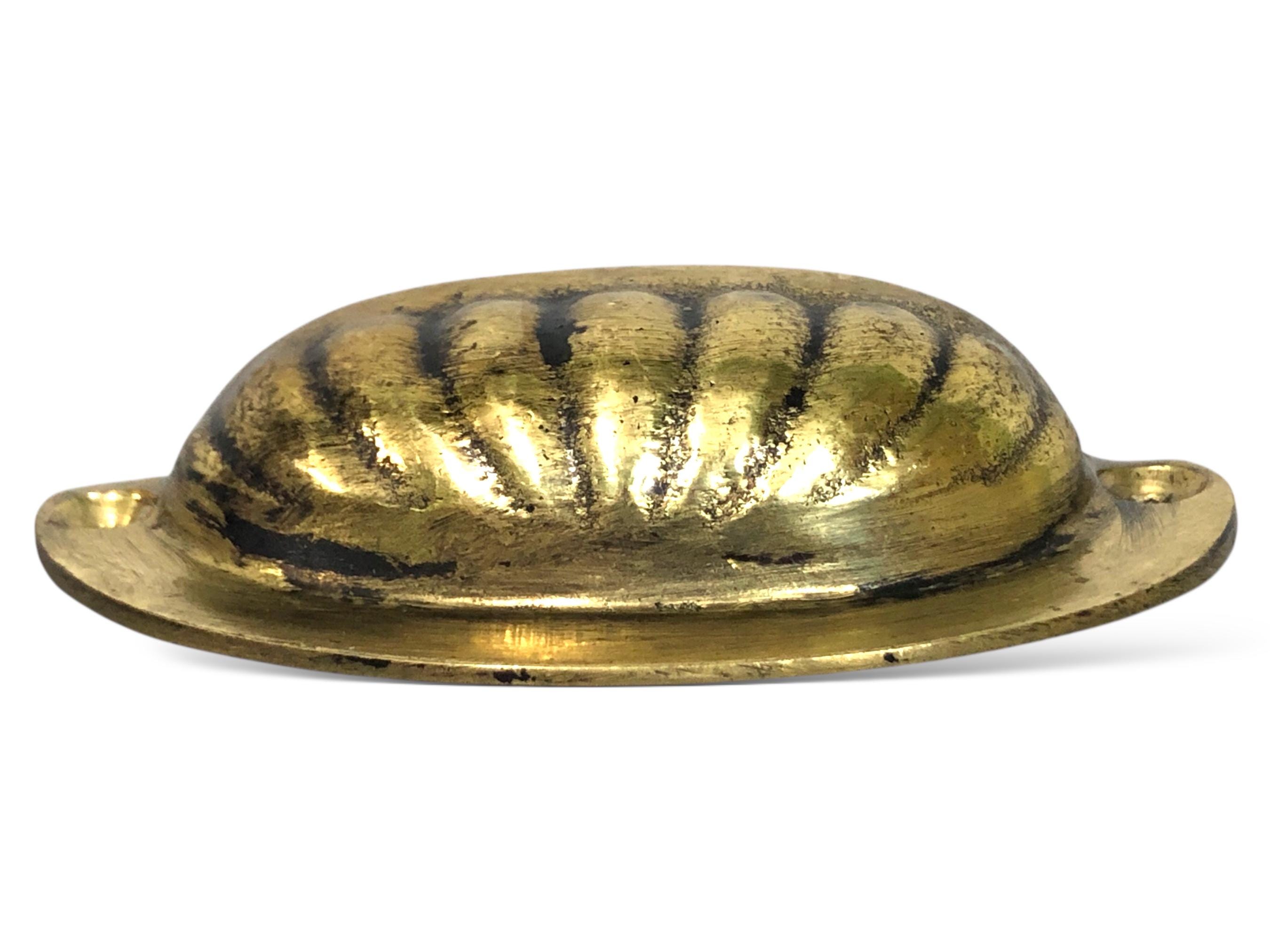 Cabinet - Drawer Brass Shell Cup Pull - Etsy
