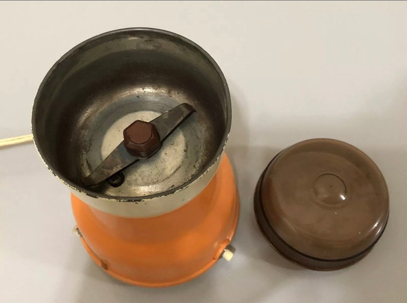 Moulinex Orange Coffee Grinder 70s France - Etsy