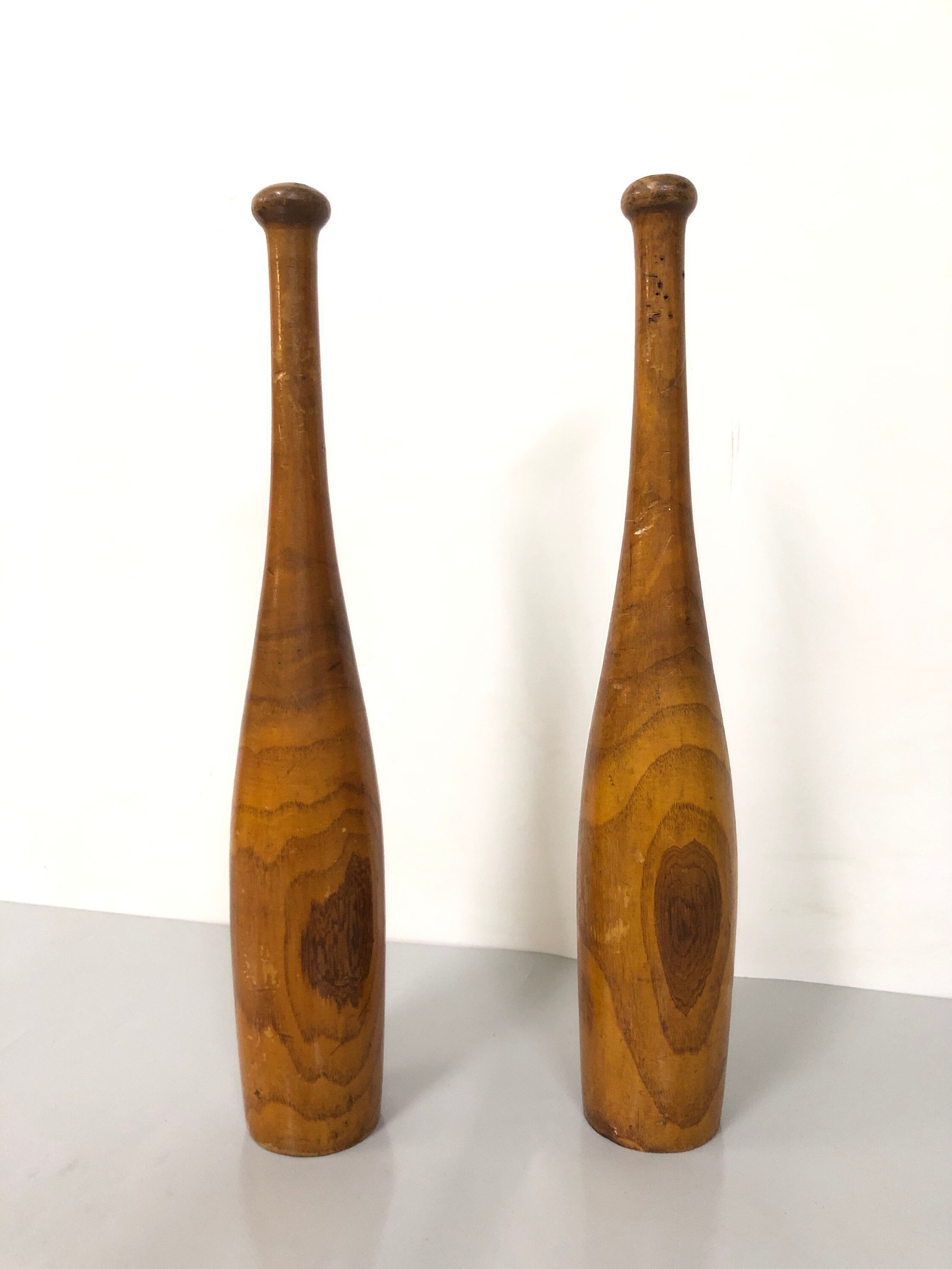 Turkish Wood Pair of Beautiful Juggling Pins - Etsy