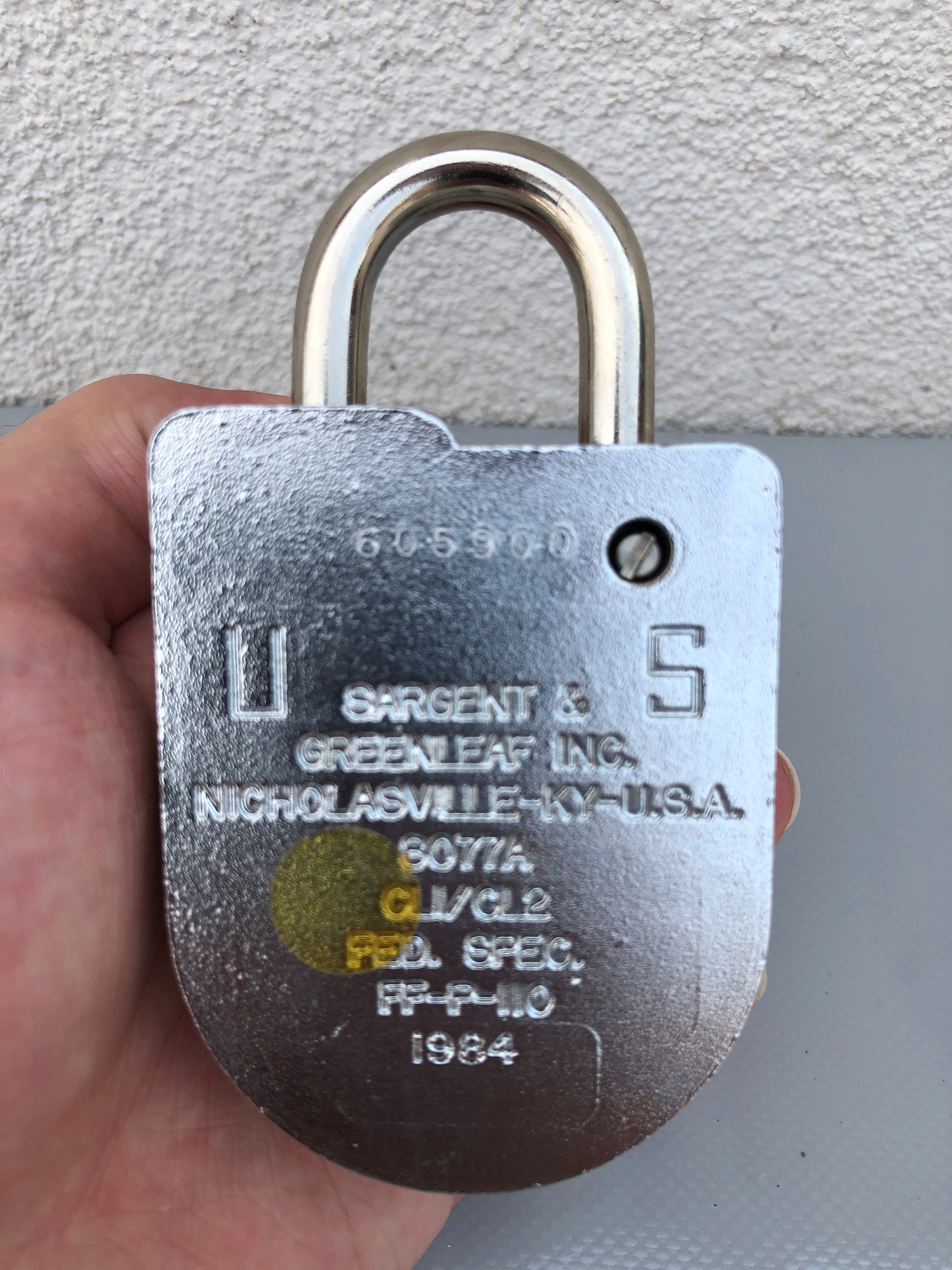 Original Key Changing Combination Padlock With Key by Sargent - Etsy