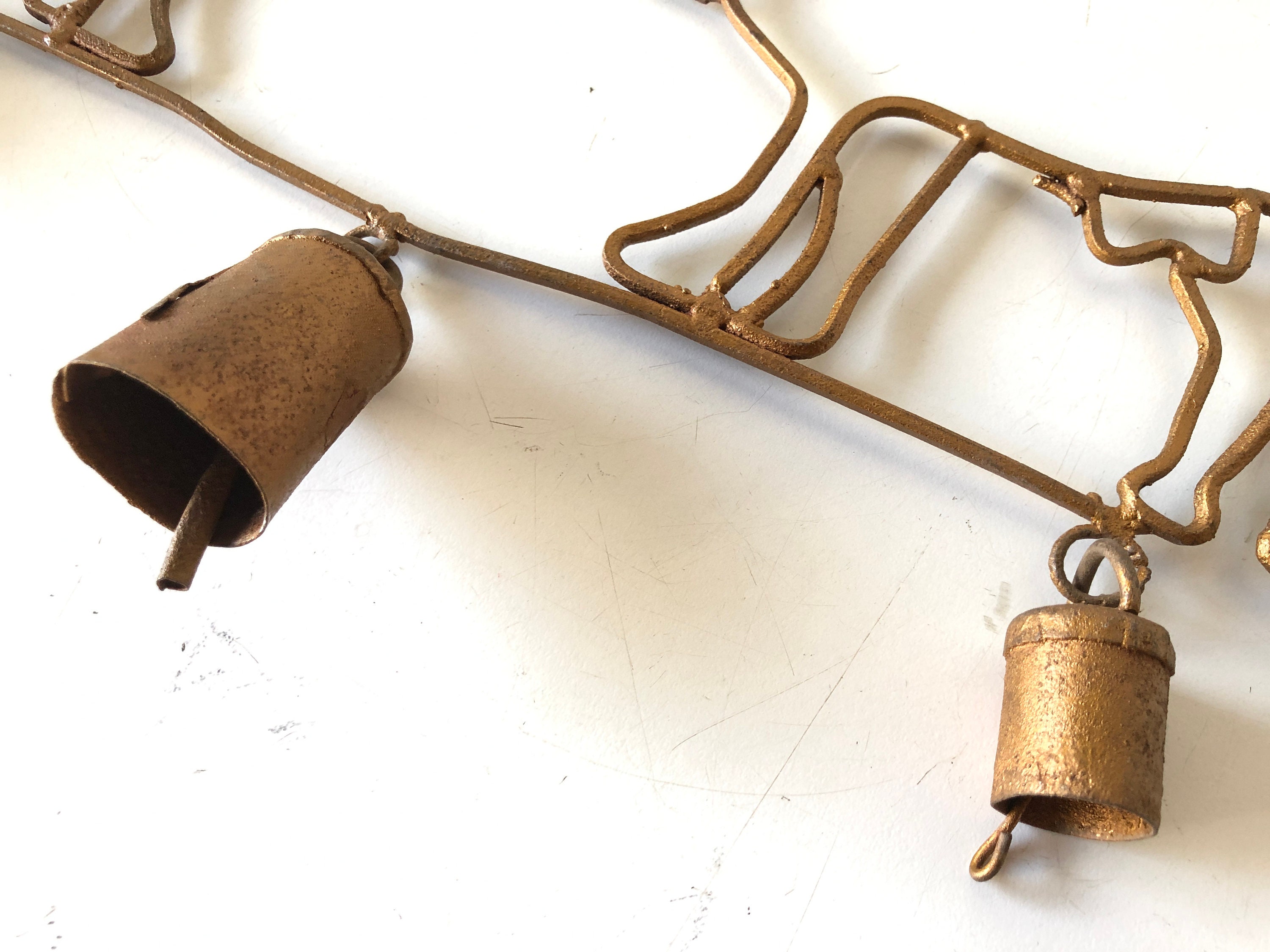 Iron Wind Chime in Lovely Cow Design - Etsy