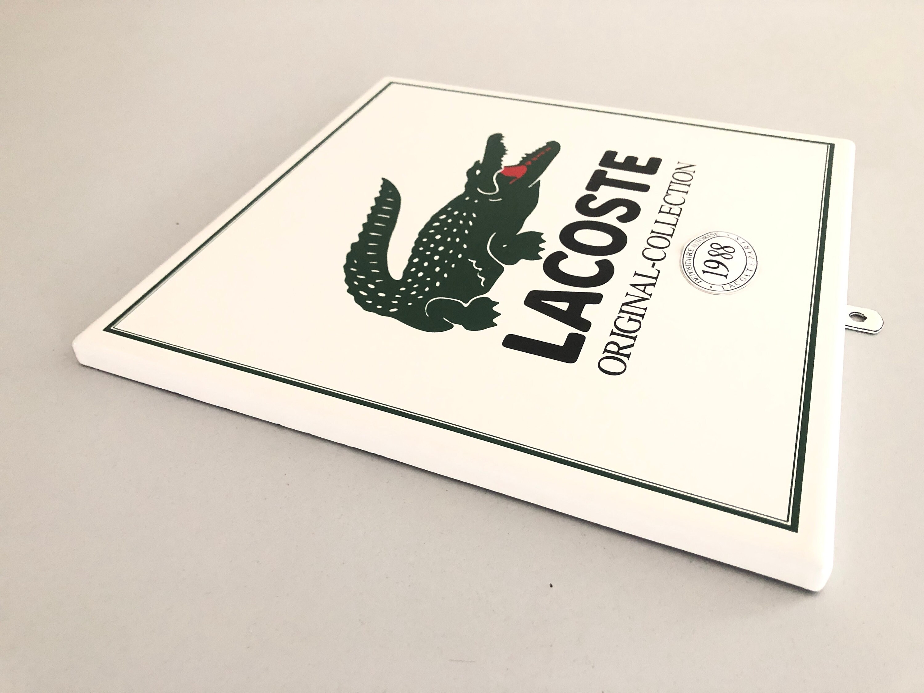 Original Lacoste Enamel Wall Plaque Sign, 80s - Etsy