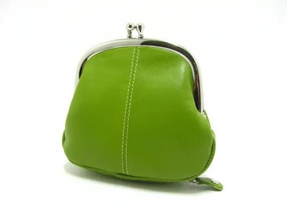 Retro Style Leather Small Kisslock Purse Multiple Color - Etsy