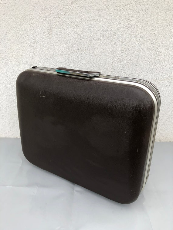 Black Hard Plastic Large Size Business Suitcase by De… - Gem