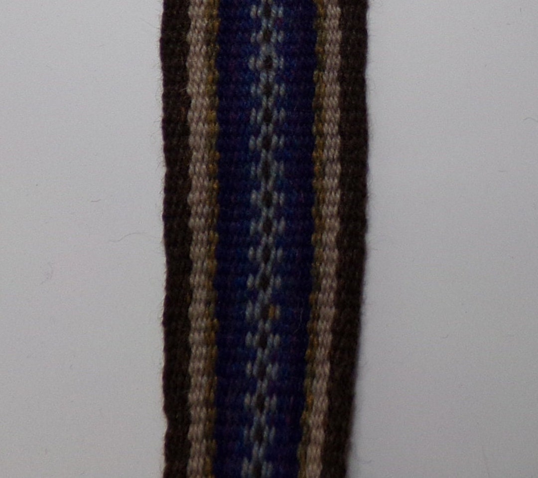 Heavy Rug Yarn Inkle Loom Sash, 54 X 2.5 Belt, Braided Ends G75 - Etsy