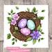 Floral Easter Tiny Illustrations to Colour for Adults. 18 Tiny ...