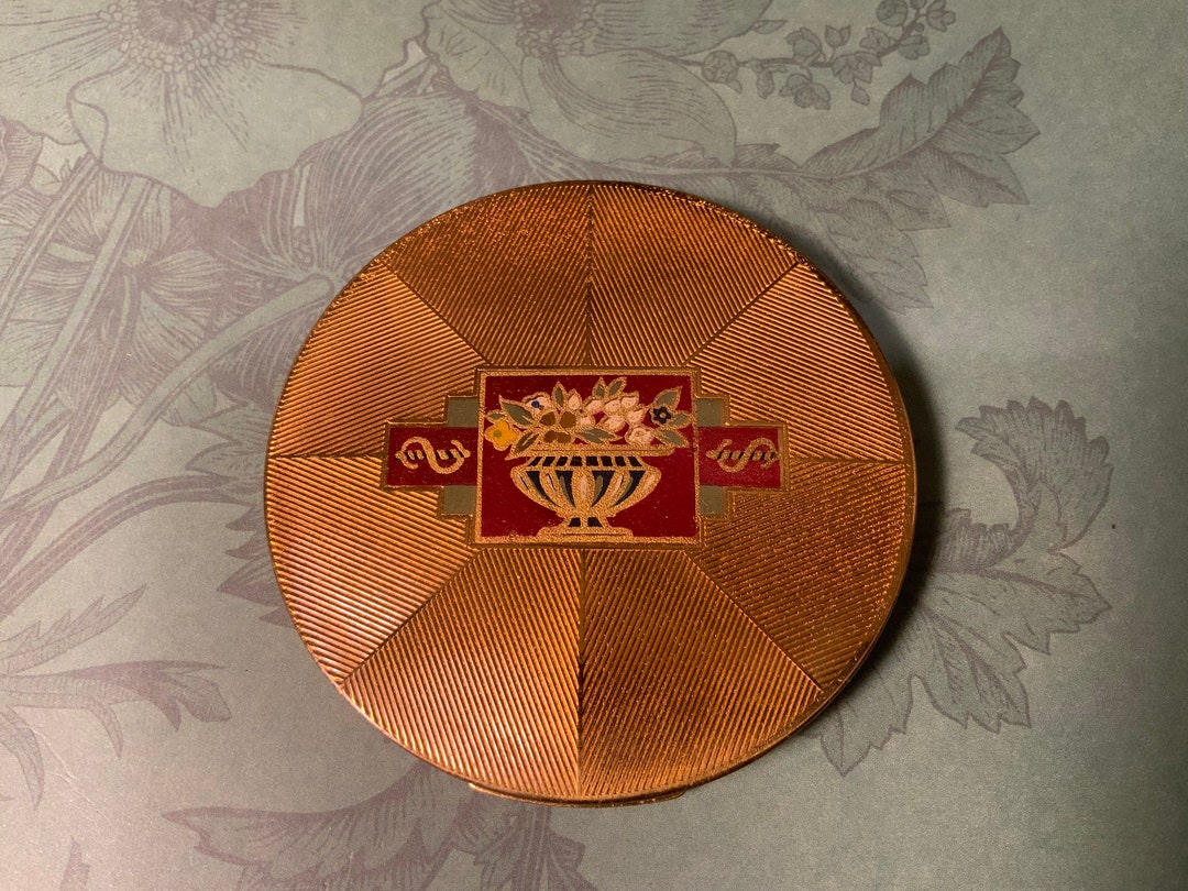 Rare Art Deco Zenette Compact - Etsy